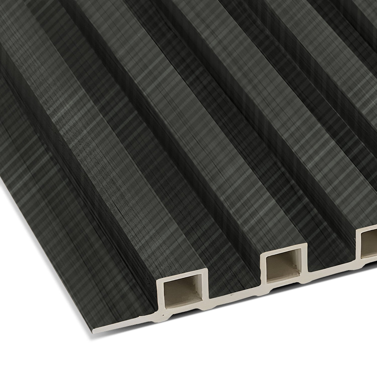 Carbon Black with Diagonal Texture WPC Fluted Slat Wall Panel – Wall ...